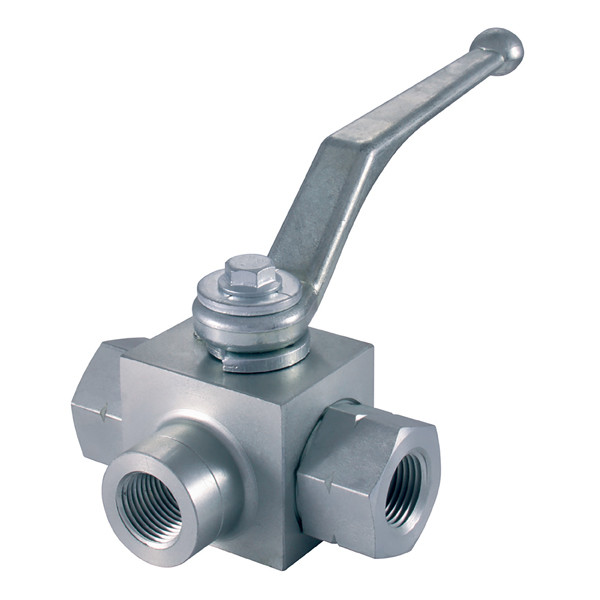 3/4" BSP Parallel Female Ball Valve 3 Way T Ported