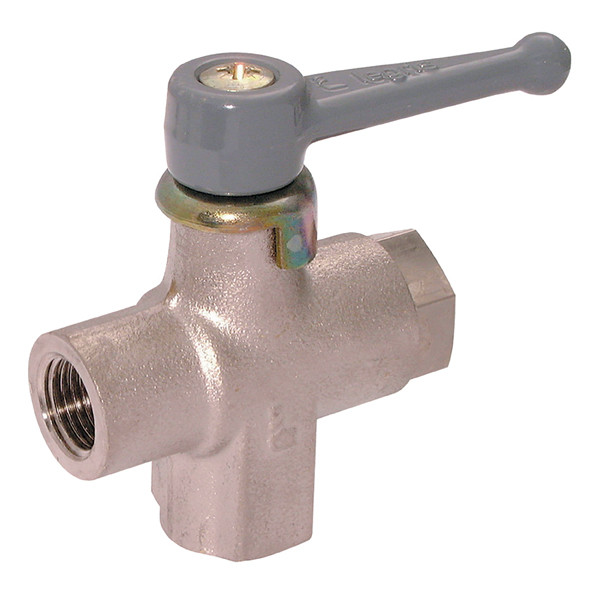 3/8"BSPF x 9mm OD Ball Valve Ni Plated