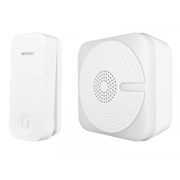 Uni-Com Portable Door Chime with Kinetic Bell Push