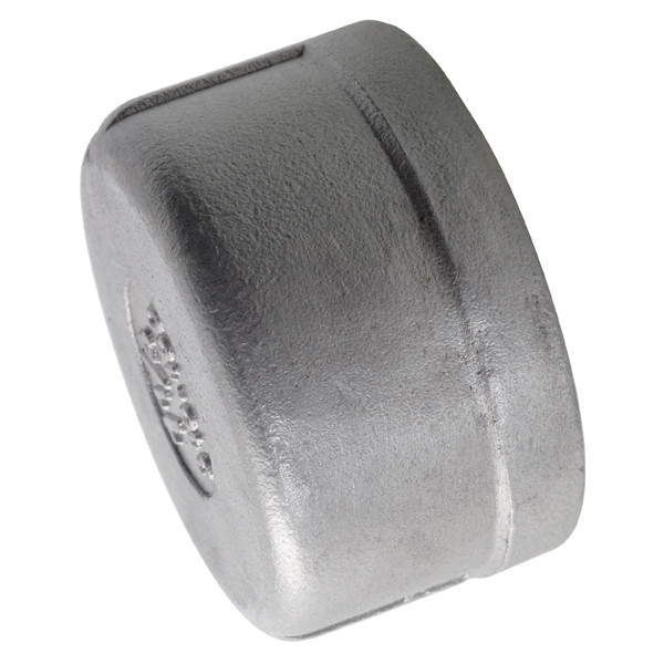 1 NPT F ROUND CAP 3K 316/L