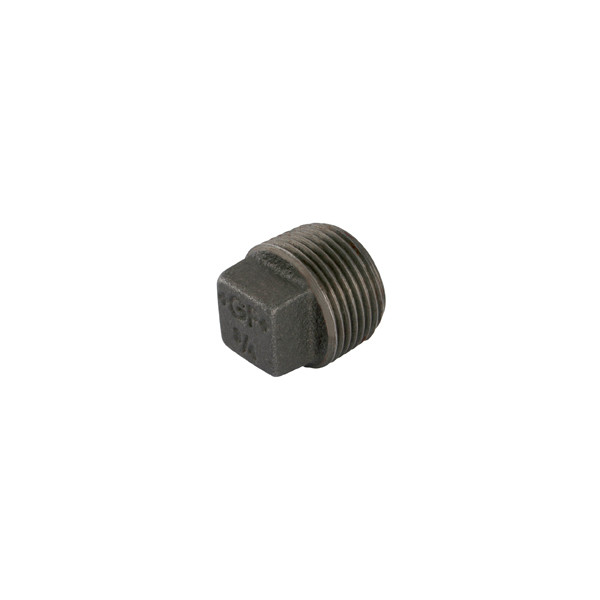 3/4" BSPT MALE HOLLOW PLUG BLACK GF291