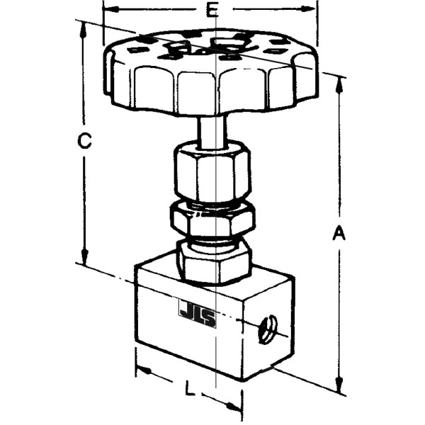 1/4" Instrument Control Valve - In-Line Ports W26397S