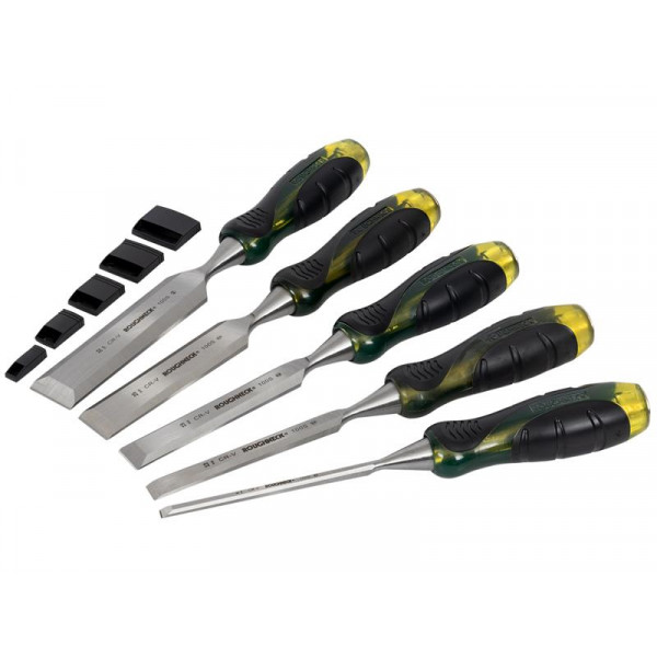 Roughneck Professional Bevel Edge Chisel Set, 5 Piece