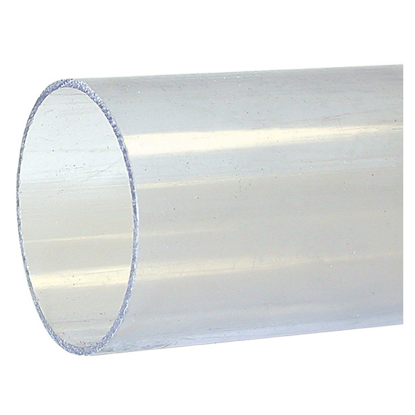 75MM OD X 1.8MM CLEAR UPVC PIPE 5M