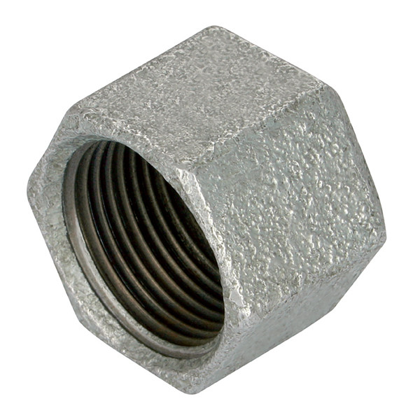 1/2" BSPP FEMALE CAP GALVANISED GF300G