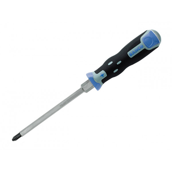 Bahco Tekno+ Through Shank Screwdriver Pozi Tip PZ2 x 125mm