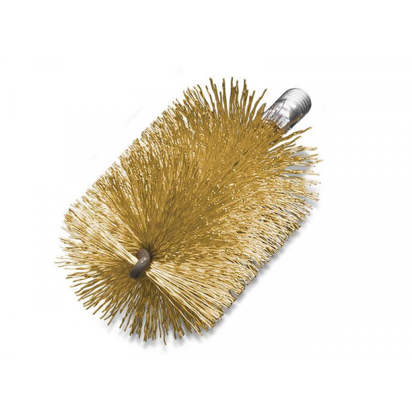 Lessmann Threaded Tube Brush 30mm Brass Wire