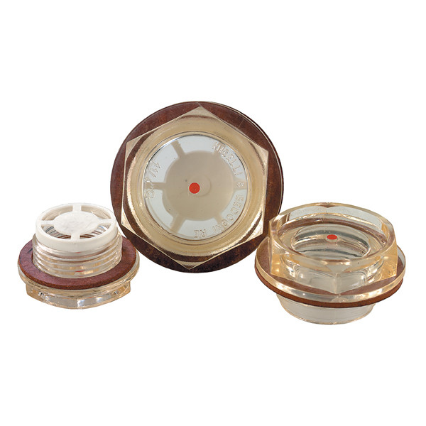 1.1/2" BSP Male Plastic Sight Glass Without Reflector