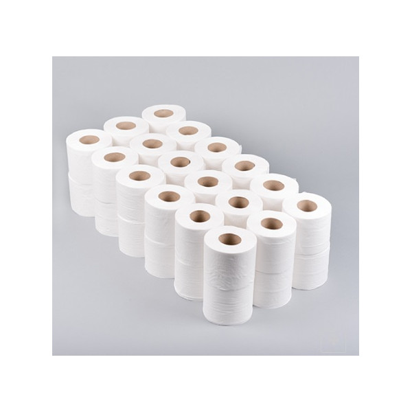Plain Wrap 200 Sheet 2Ply White Toilet Rolls Case 36 Rolls