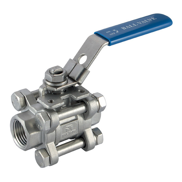 1.1/4" BSPP 316 SS Ball Valve ISO Mounting Pad