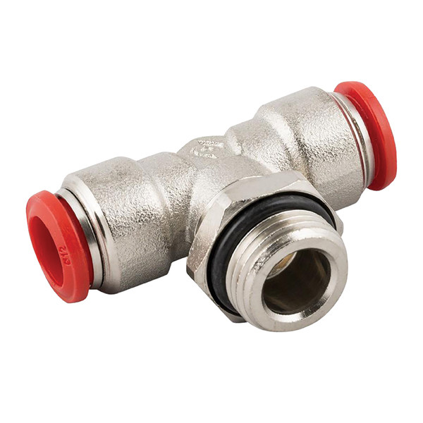 08MM OD X 1/4" BSPP MALE SW TEE PUSHIN