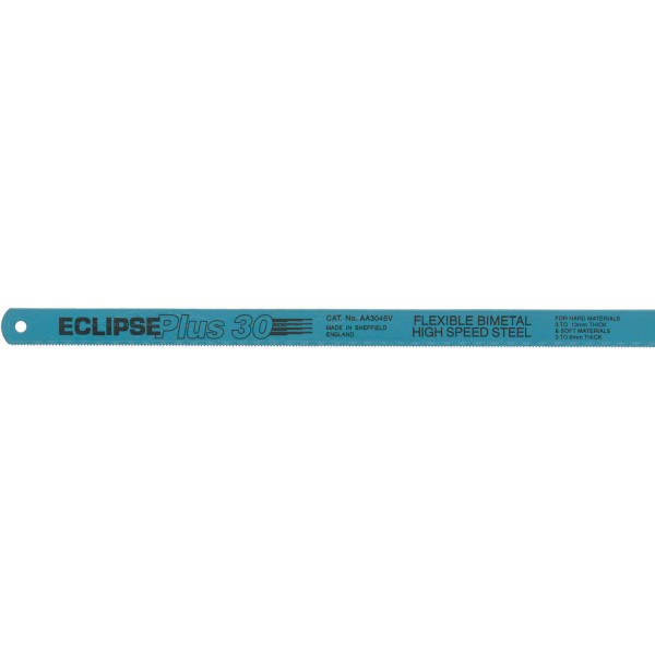 Eclipse Plus 30 Hacksaw Blades All Hard HSS - Hand Hacksaw Blades 12 x ...