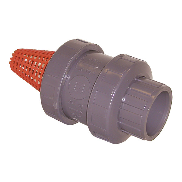 75MM UPVC FOOTVALVE STRAIGHTAINER EPDM