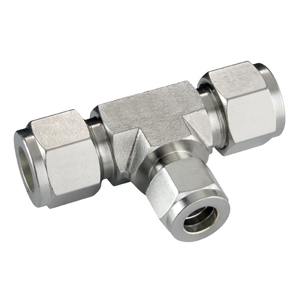 REDUCING UNION TEE 3/8 OD 1/4 OD