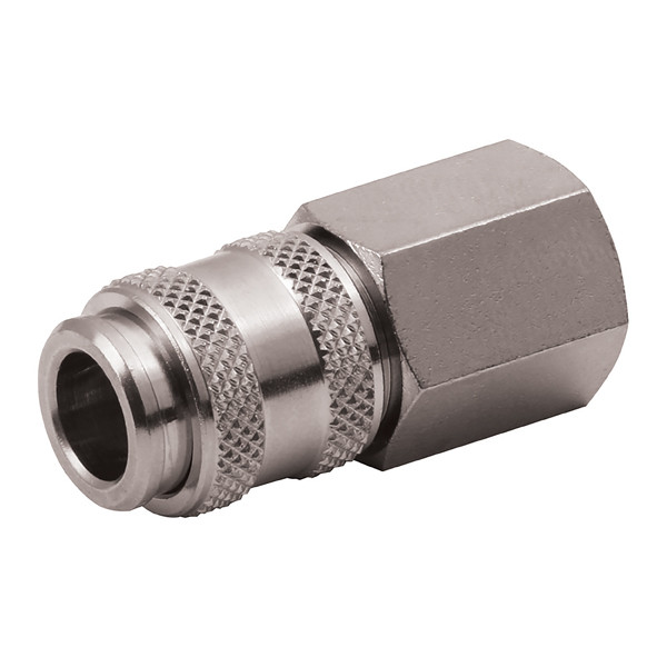 1/4" BSPP Female Mini Coupling