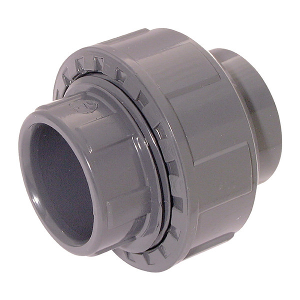 1.1/2" ID UPVC SPLIT UNION DGREY
