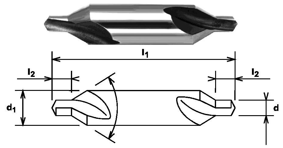 Centre Drills Imperial 3/32(Pilot Dia) 1/4(Nom Dia)